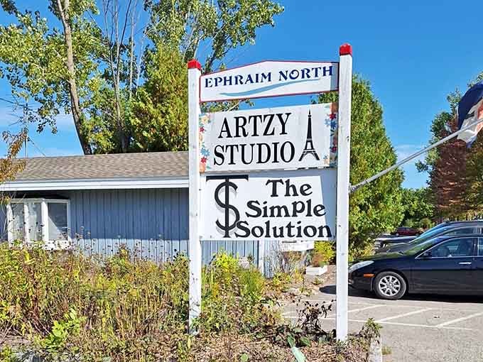 Local art studios dot the village, proving that creativity thrives best where traffic lights fear to tread.