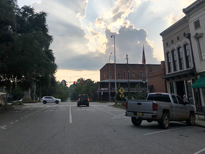 Downtown streets at golden hour prove that sometimes the best attractions are simply beautiful moments.