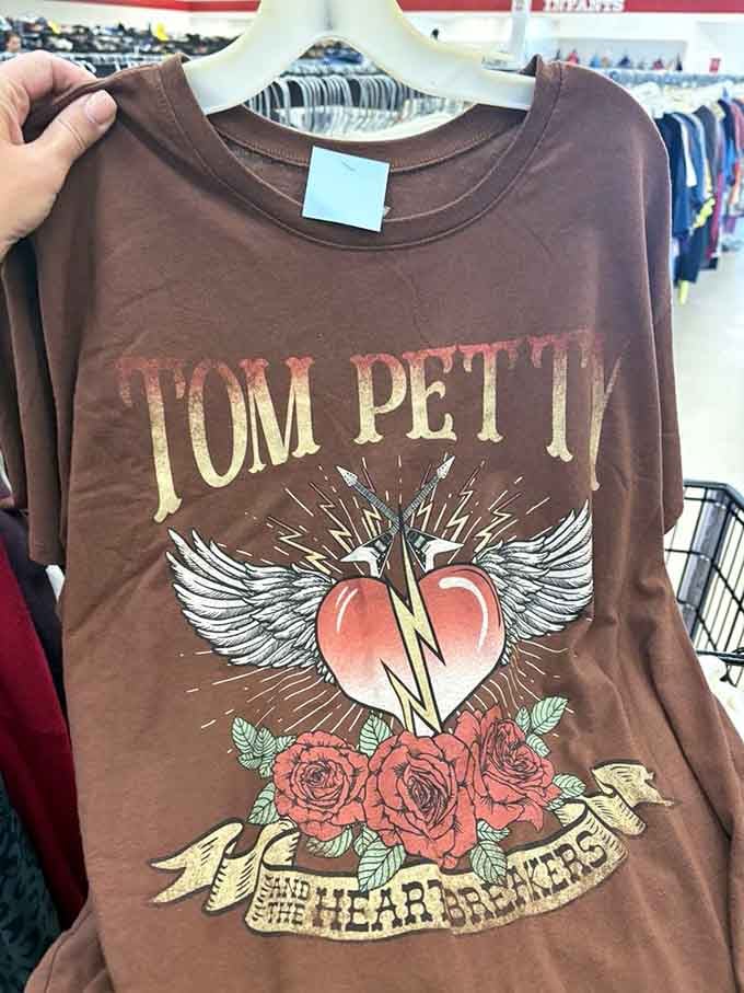 Finding a vintage Tom Petty concert tee is like discovering buried treasure, except this gold actually fits.