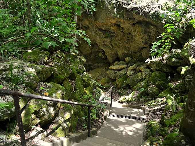 The entrance looks unassuming, but what lies beneath could make Indiana Jones jealous of your weekend plans.