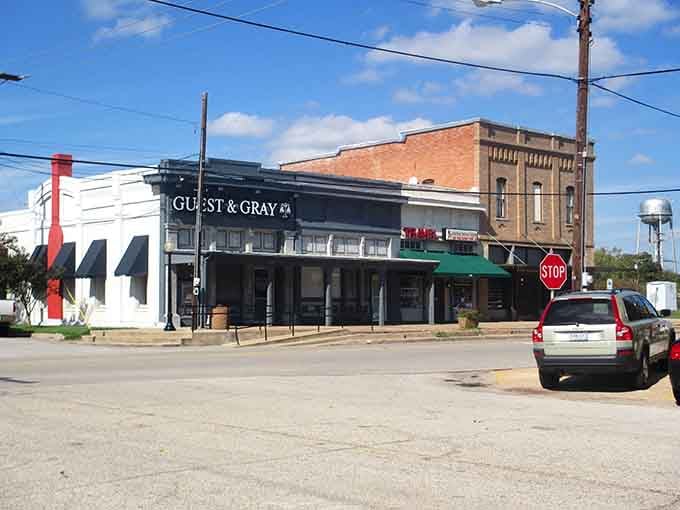 Historic downtown Forney's storefronts whisper stories of the past while housing today's vintage treasures.