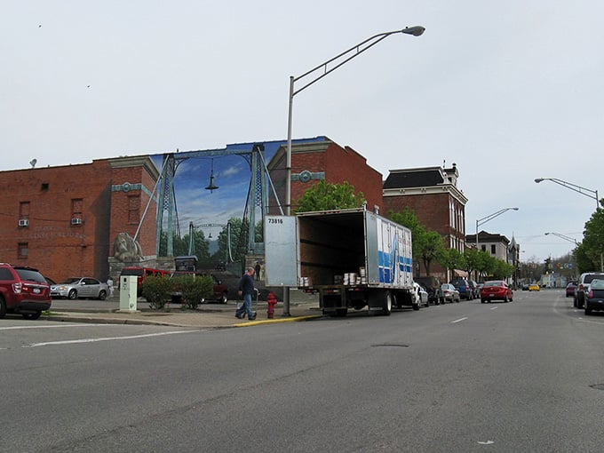 That bridge mural transforms an ordinary wall into a gateway, proving small towns know how to dream big.