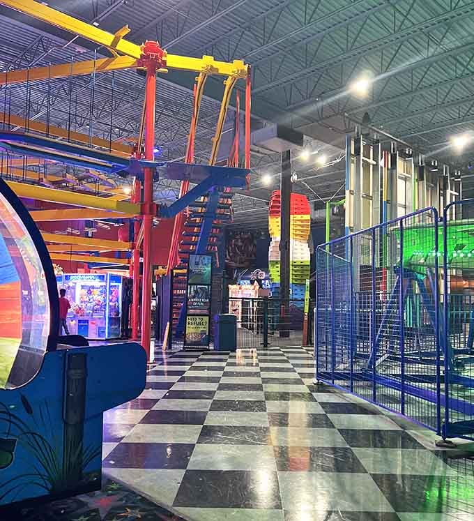 Walking into this wonderland of color and chaos is like stepping inside a kaleidoscope that serves happiness.