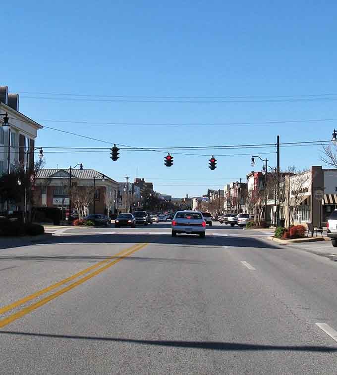 Broad Street stretches out like an invitation to slow down and remember what main streets used to feel like.