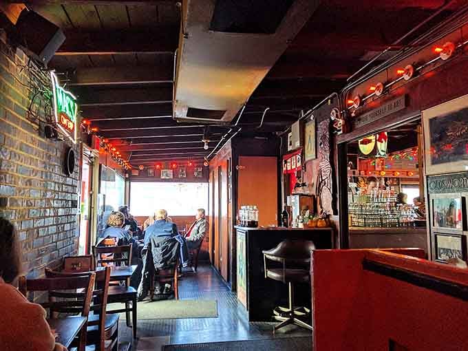 Step inside where string lights and memorabilia create the coziest tavern vibe this side of heaven.