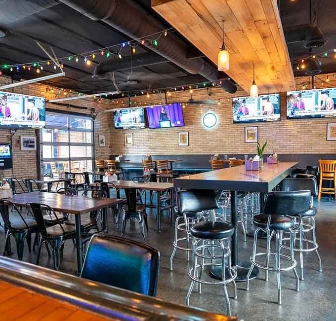 String lights and exposed brick create the perfect backdrop for your inevitable brisket-induced food coma and pure happiness.