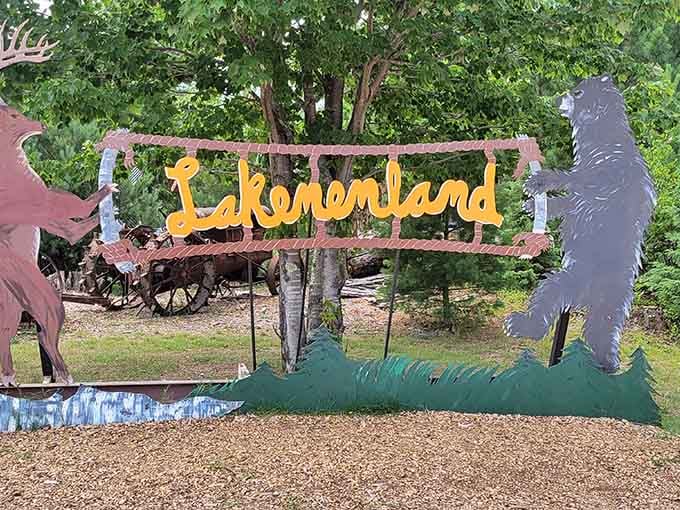 When a bear and moose team up to welcome you, you know you've arrived somewhere wonderfully weird.