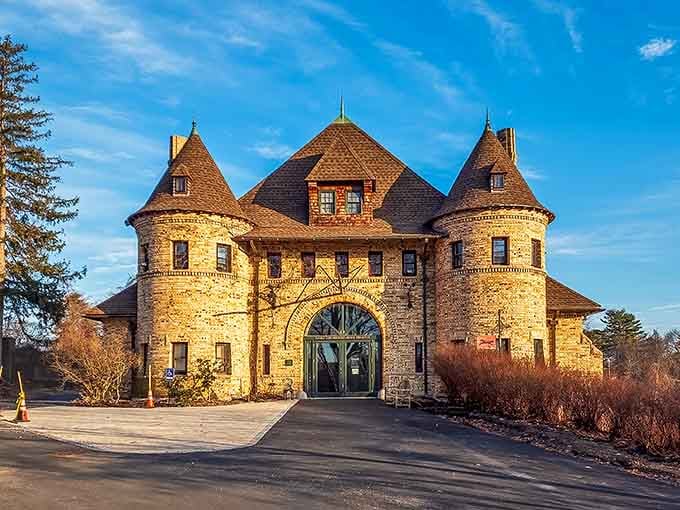 This castle wasn't built for royalty, just for people who really, really loved their automobiles.