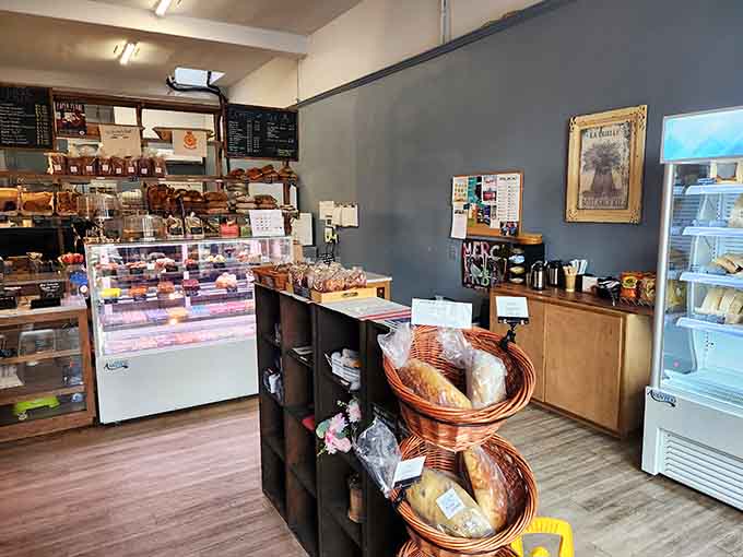 Step inside and let the aroma of fresh-baked pastries convince you that calories don't count on weekends.