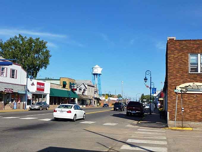 Main Street looks like someone designed the perfect small town, then actually built it instead of just talking about it.