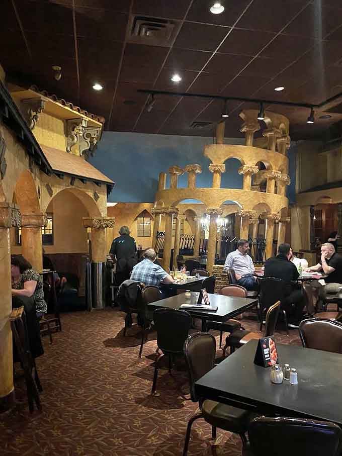 Dining under a leaning tower without the jet lag? Now that's what I call efficient Italian tourism.