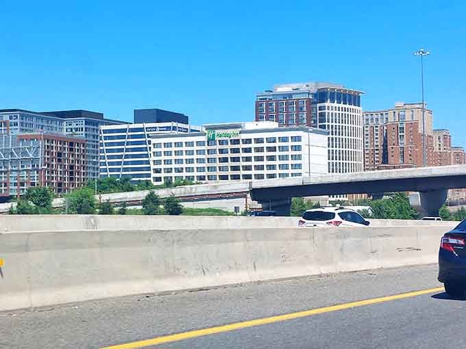 The skyline view that makes you remember why Maryland's urban landscape is worth the traffic.
