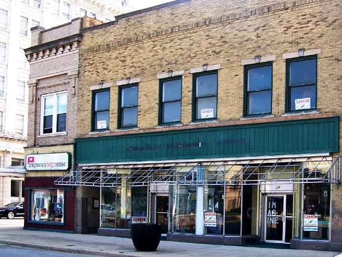 Historic storefronts along Marion's downtown streets whisper stories of commerce, community, and countless conversations through the decades.