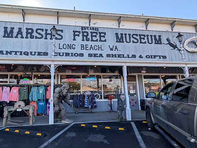 That weathered facade has welcomed generations of curious travelers seeking something wonderfully different from ordinary tourist stops.