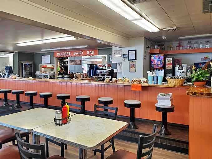 Step inside and you'll find that timeless diner counter where locals have been gathering for generations.