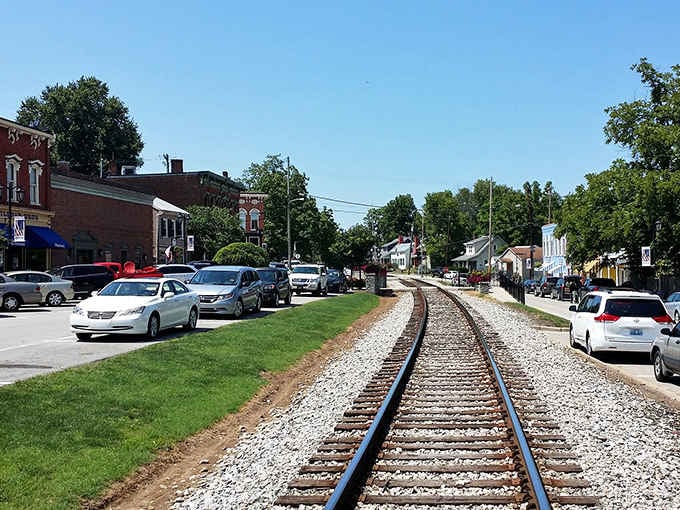 Those tracks bisecting downtown create the most photogenic Main Street you've ever seen in Kentucky.