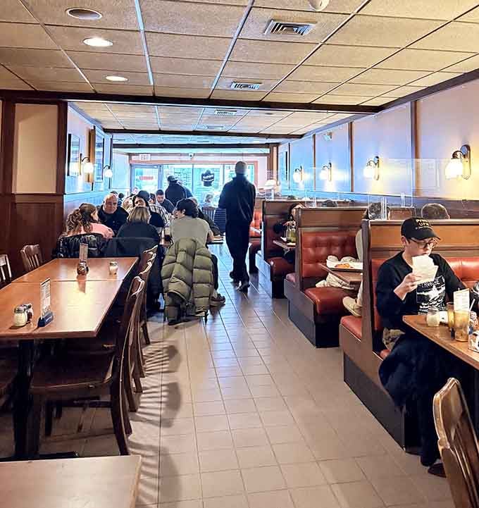 Classic booths and happy faces tell you everything you need to know about this legendary spot.