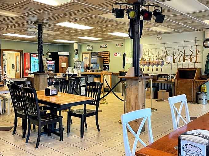 Step inside where rustic charm meets serious barbecue business, and every table tells a delicious story.