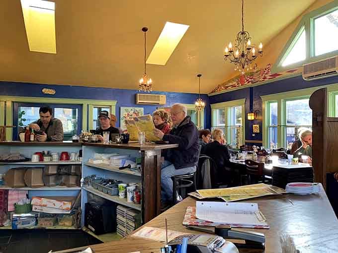 The cozy interior buzzes with happy diners who've discovered Ashland's worst-kept breakfast secret.