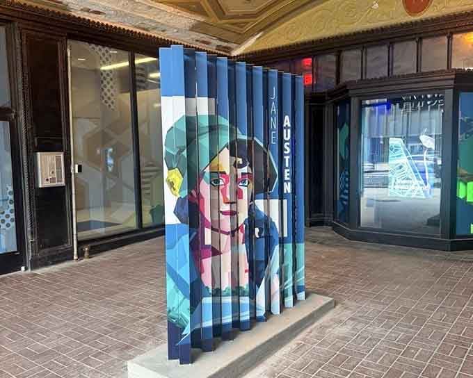 Even the entrance area plays tricks, proving that reality is negotiable when mirrors and angles conspire together.