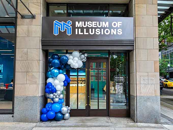 The entrance promises mind-bending fun, and those balloons aren't even the most colorful thing you'll see inside.