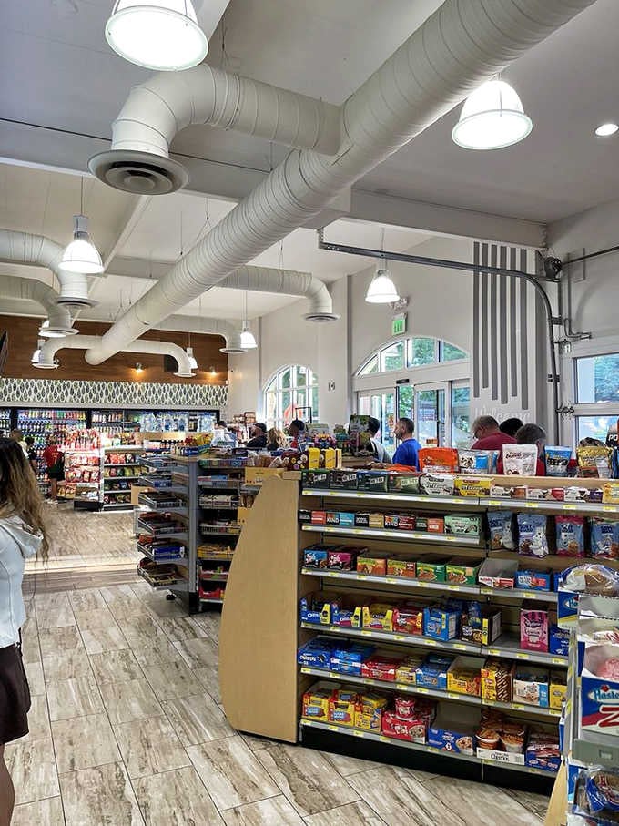 Part convenience store, part burger paradise, all genius. This is multitasking at its most delicious level.