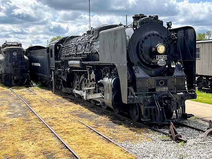 This steam locomotive could pull a thousand tons uphill, making your morning commute complaints seem a bit dramatic.
