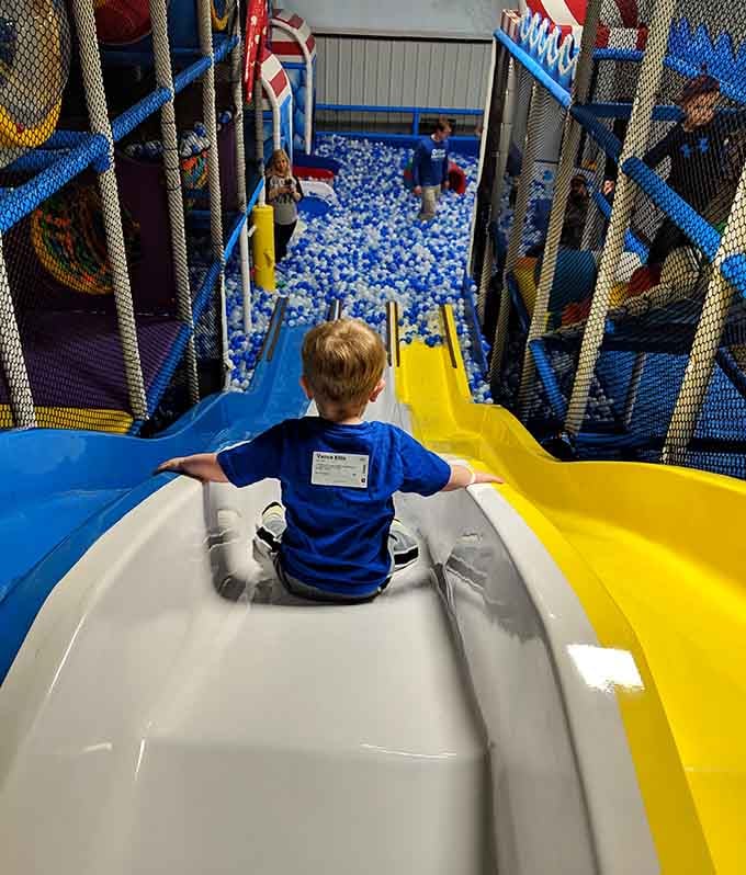 That moment of anticipation before the plunge is priceless, even if you're watching from the sidelines with coffee.