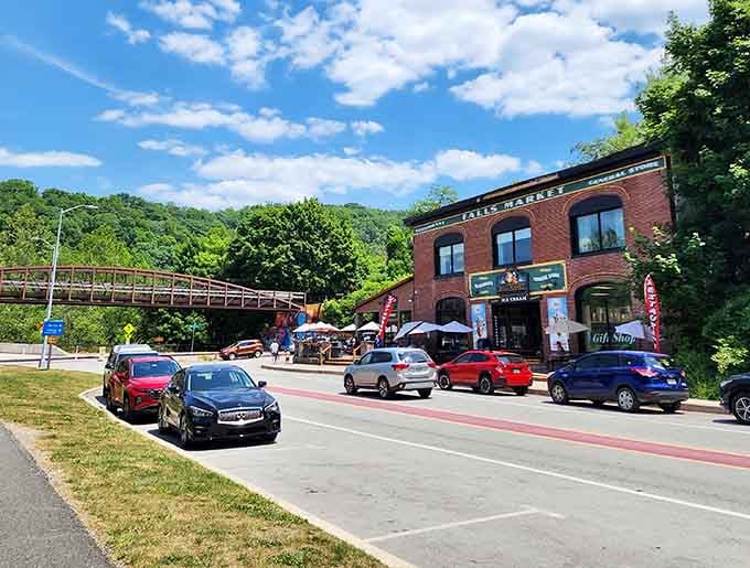 Downtown Ohiopyle proves that great things really do come in small packages, especially when surrounded by mountains.