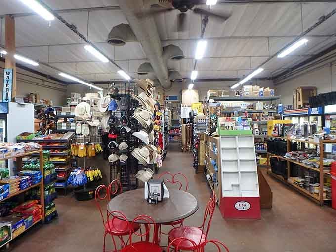 Inside, it's like someone combined a general store with a time machine and added excellent air conditioning for good measure.