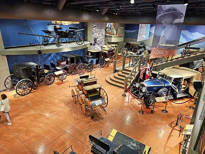 Step inside and prepare for sensory overload: gleaming carriages, vintage automobiles, and craftsmanship that puts modern manufacturing to shame.