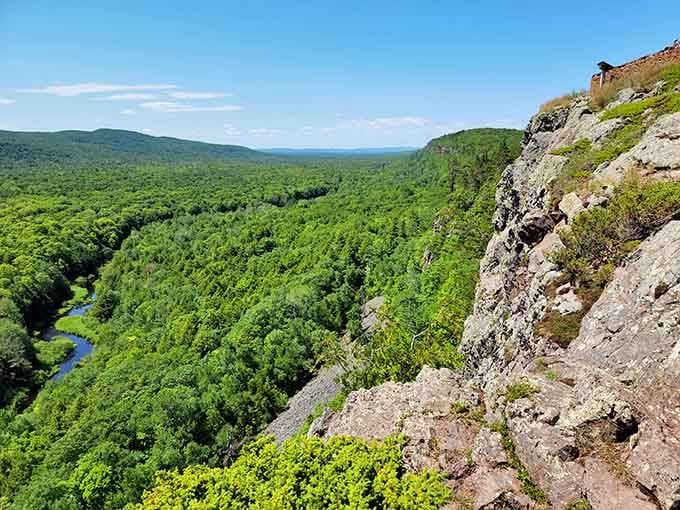 That moment when you realize Michigan's been hiding scenery that rivals any national park out West.