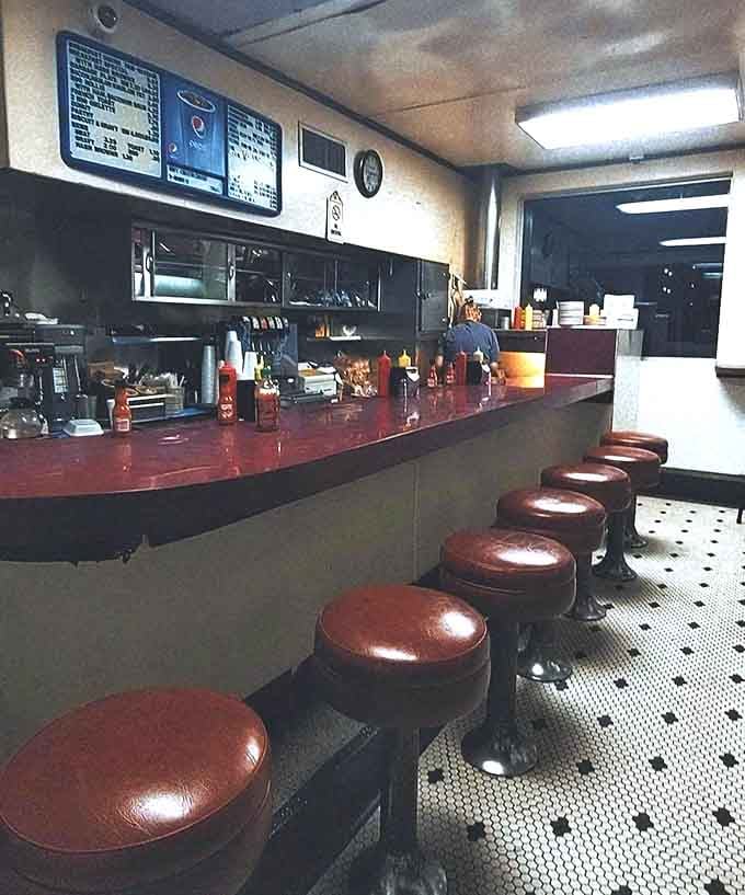 These spinning stools have witnessed more life stories than a therapist's couch, all for under eight bucks.