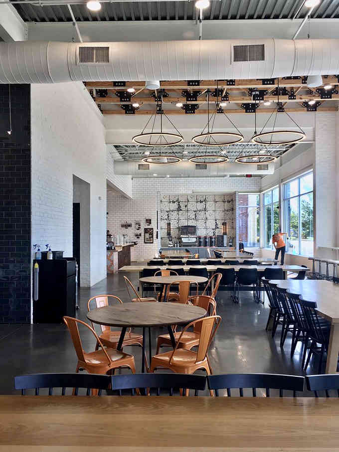 Modern industrial meets Southern comfort in a space so inviting, you'll want to move in permanently.