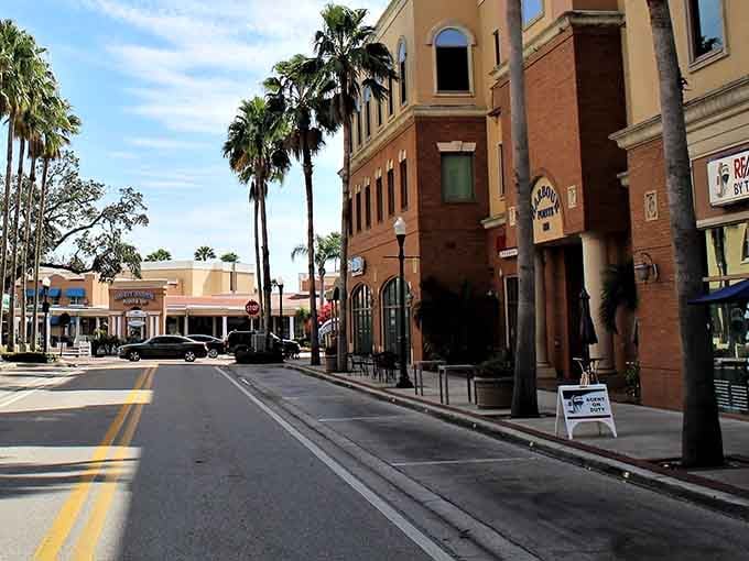 Main Street looks like someone designed it specifically for leisurely strolls and excellent people-watching opportunities.