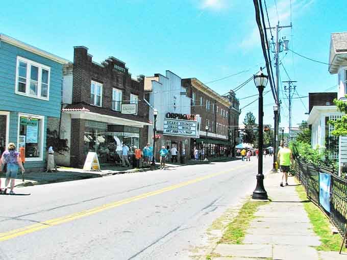 The Orpheum Theatre marquee beckons visitors to a downtown that's mastered the art of staying charmingly real.