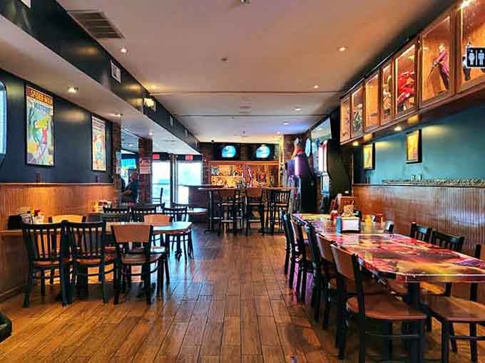 Comic book art meets comfortable dining in a space that celebrates heroes while serving up seriously delicious food.