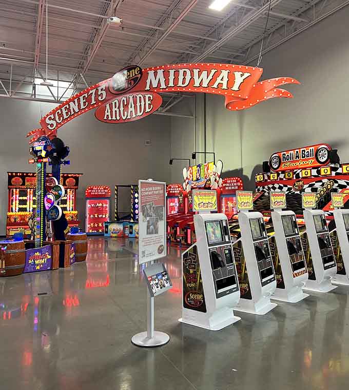 The Midway Arcade beckons with its vintage charm and modern thrills, proving nostalgia never goes out of style.
