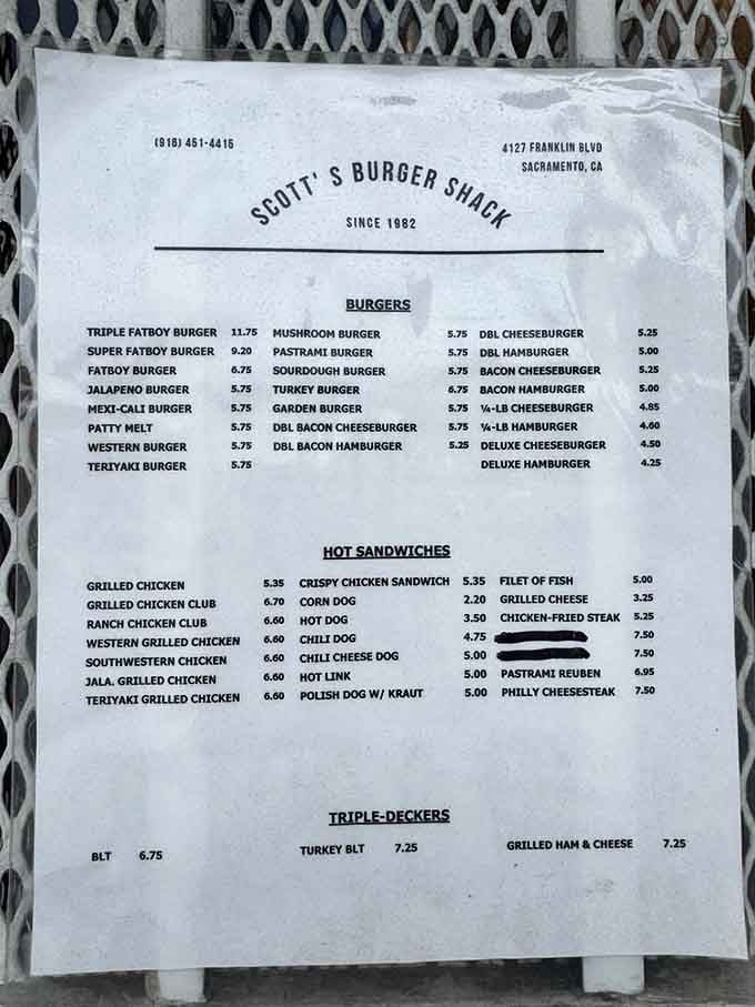 This menu reads like a love letter to anyone who's ever been truly hungry.