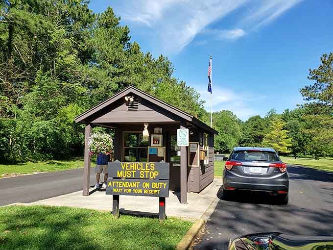 That modest gatehouse is your portal to wilderness that'll make you forget civilization exists just miles away.