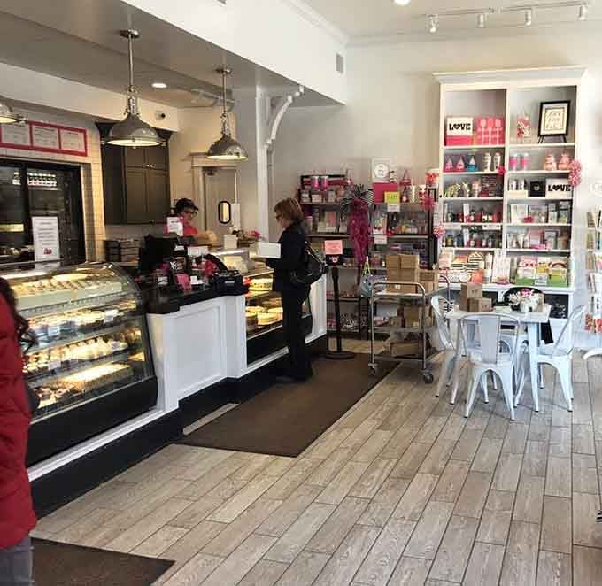 Bright, clean, and welcoming, this interior proves that great bakeries don't need gimmicks, just gorgeous goodies.