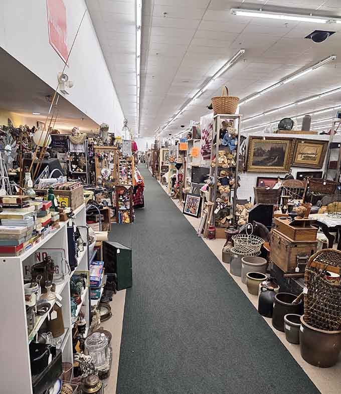 Every turn reveals another treasure trove where yesterday's everyday items become today's must-have collectibles and conversation starters.