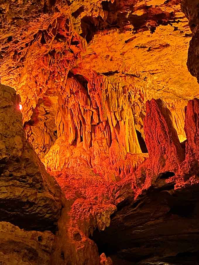 When Mother Nature decides to show off, she really commits to the dramatic lighting.