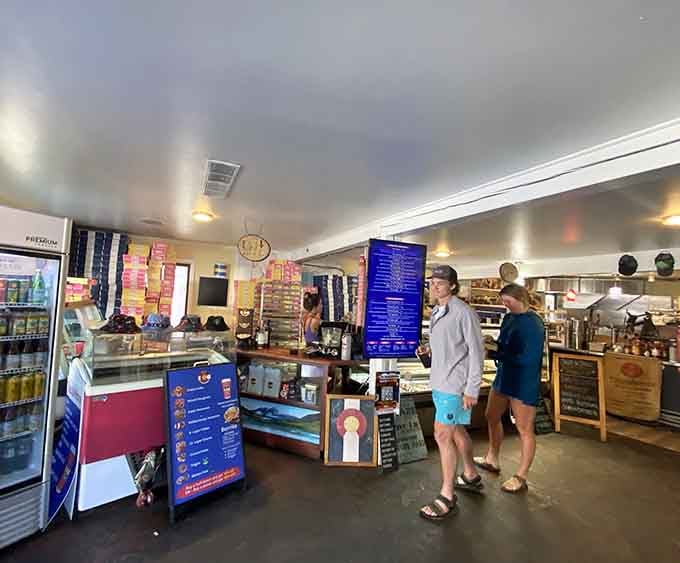 The display case gleams like a jewelry store, except these treasures are meant to be devoured immediately.