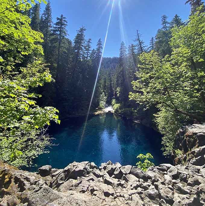 When nature decides to show off, it doesn't mess around with subtle earth tones.