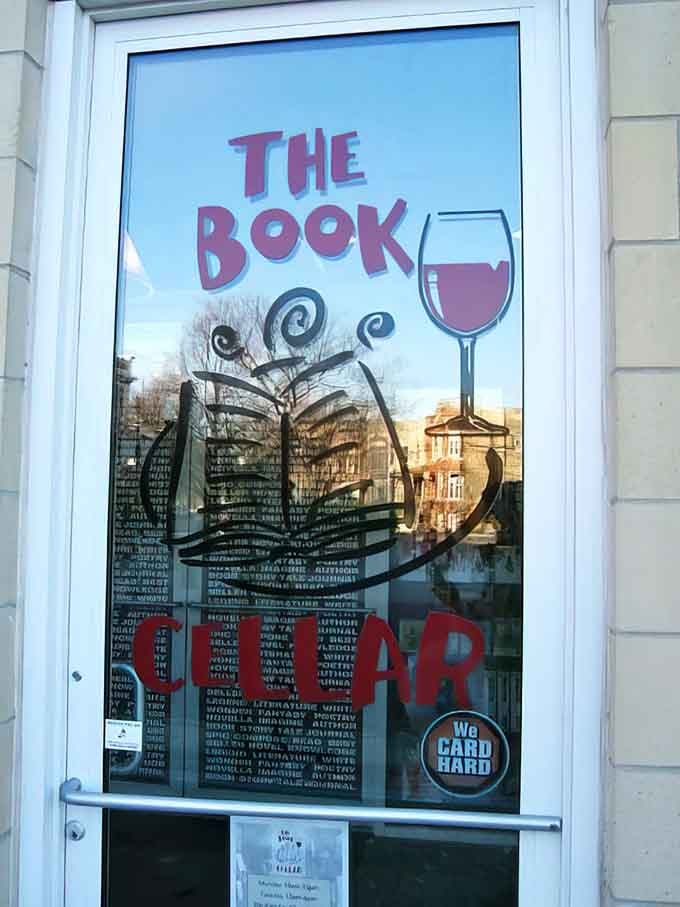 Books and wine together at last, because someone finally understood what readers actually want from life.
