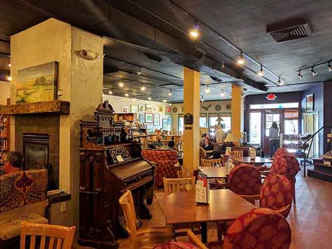 Step inside where cozy armchairs and warm lighting create the perfect reading sanctuary you've been dreaming about.