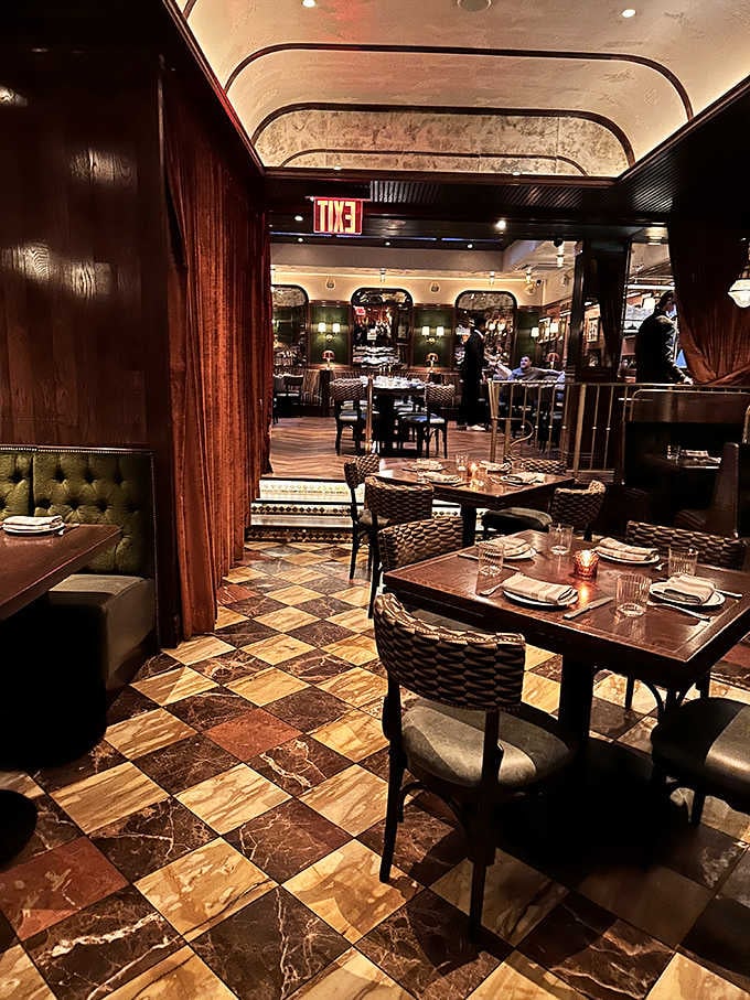 Step inside and you've time-traveled to a glamorous supper club where every table feels like the best seat.