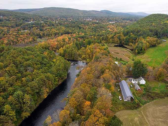 Miller Falls proves that sometimes the best views come with curves that make your GPS nervous.
