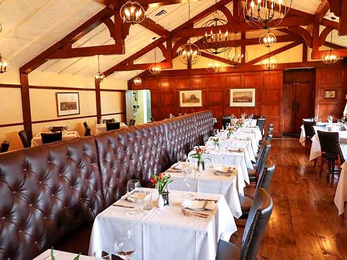 Those exposed beams have witnessed centuries of gatherings, but none quite as delicious as what's happening now.